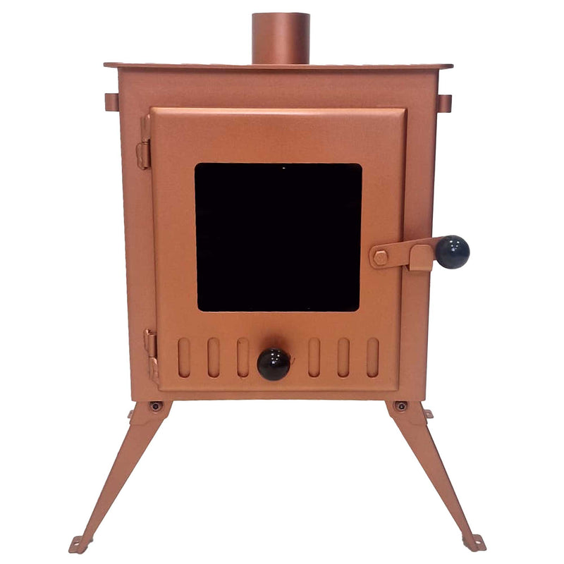 Outbacker® Firebox Vista Large Window Portable Tent Stove & Complete 2