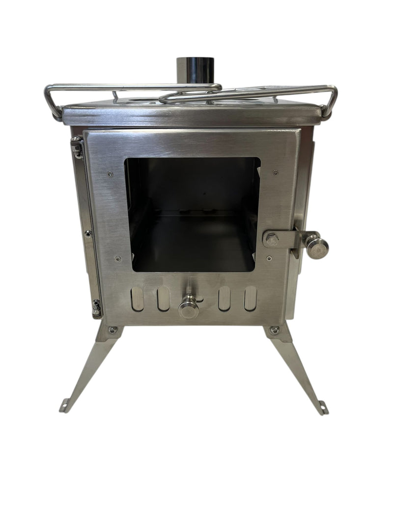Outbacker® Firebox Flame Clear View Portable Tent Stove | 3.5kw 14kg