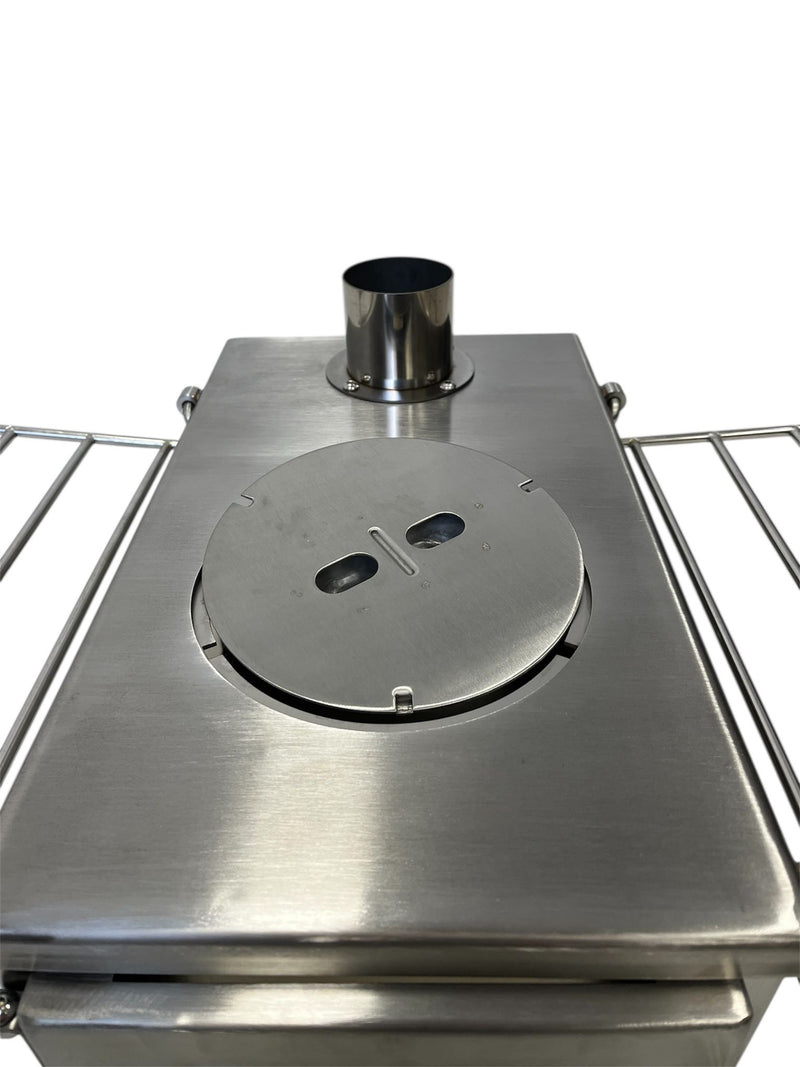 Outbacker® Firebox Flame Clear View Portable Tent Stove | 3.5kw 14kg