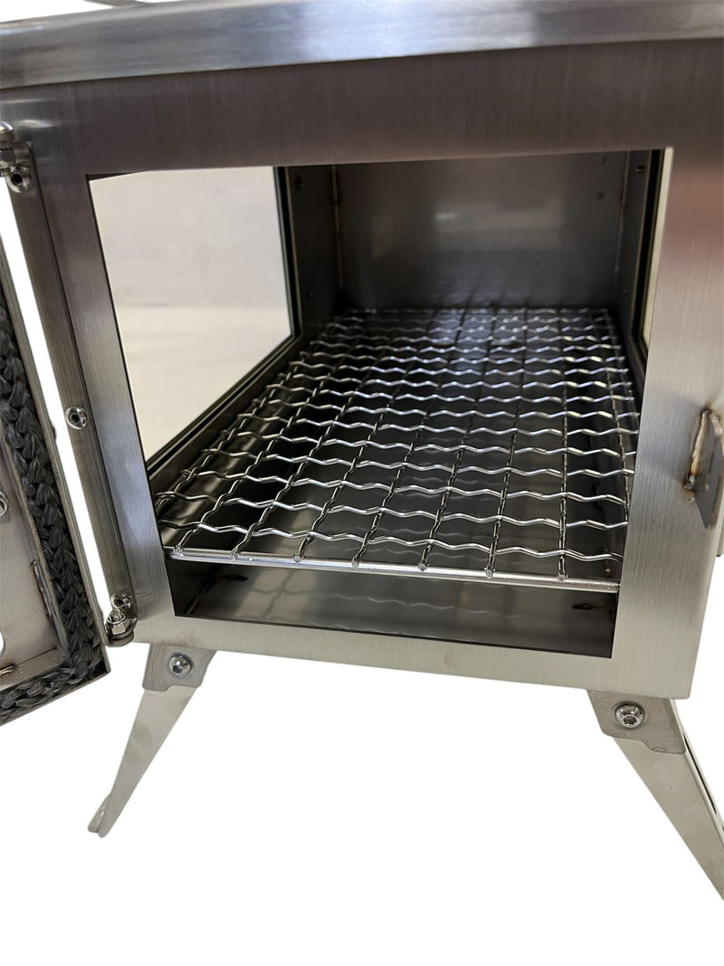 Outbacker® Firebox Flame Clear View Portable Tent Stove | 3.5kw 14kg