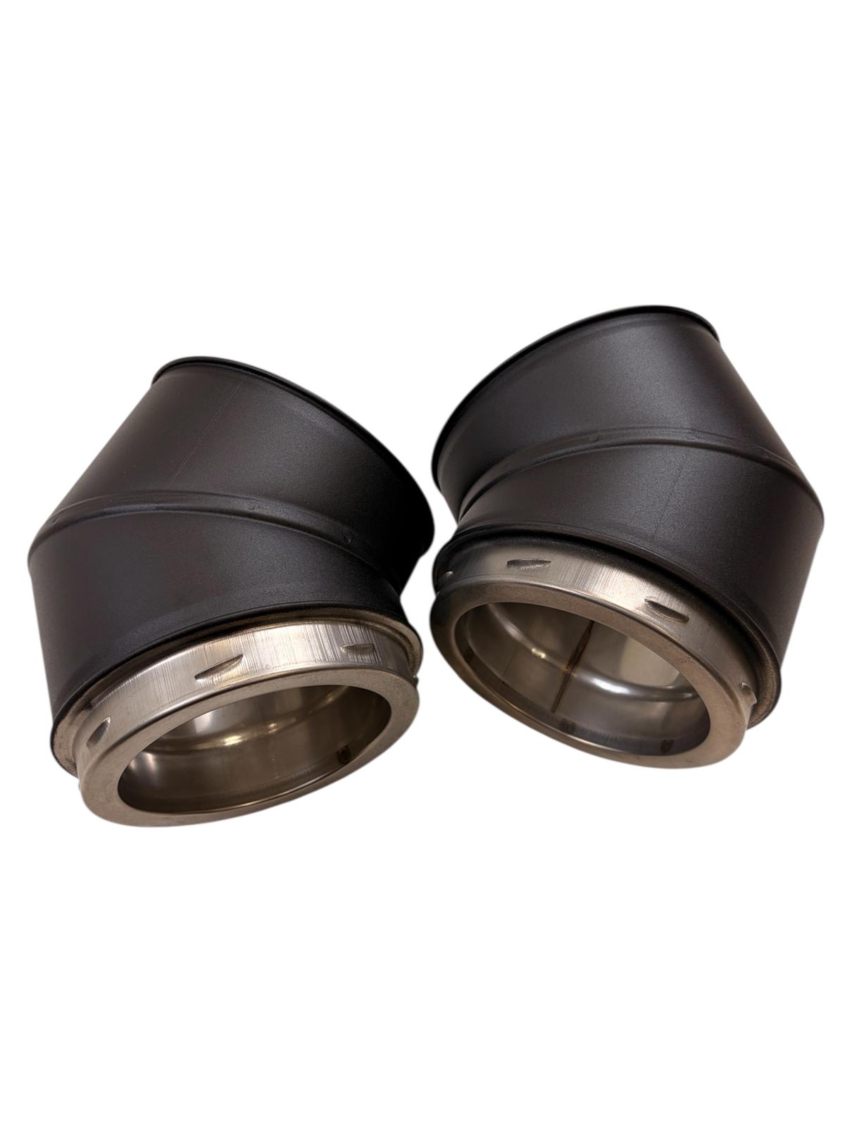 5-Inch Twin Wall 45 Degree Elbows - Pair | Hygge, Ignis, Firebox XL St