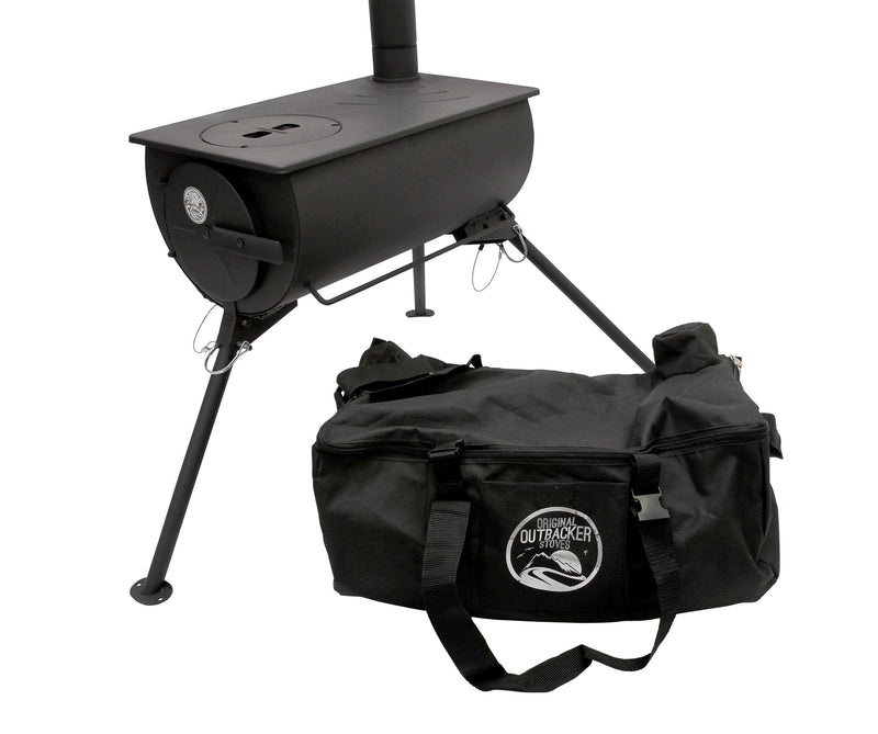 Outbacker® Pioneer Portable Tent Stove & Complete 2.41m Flue Kit | 2.5