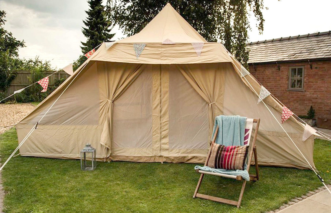 5m x 4m Touareg Tent 285gsm 100% Natural Canvas
