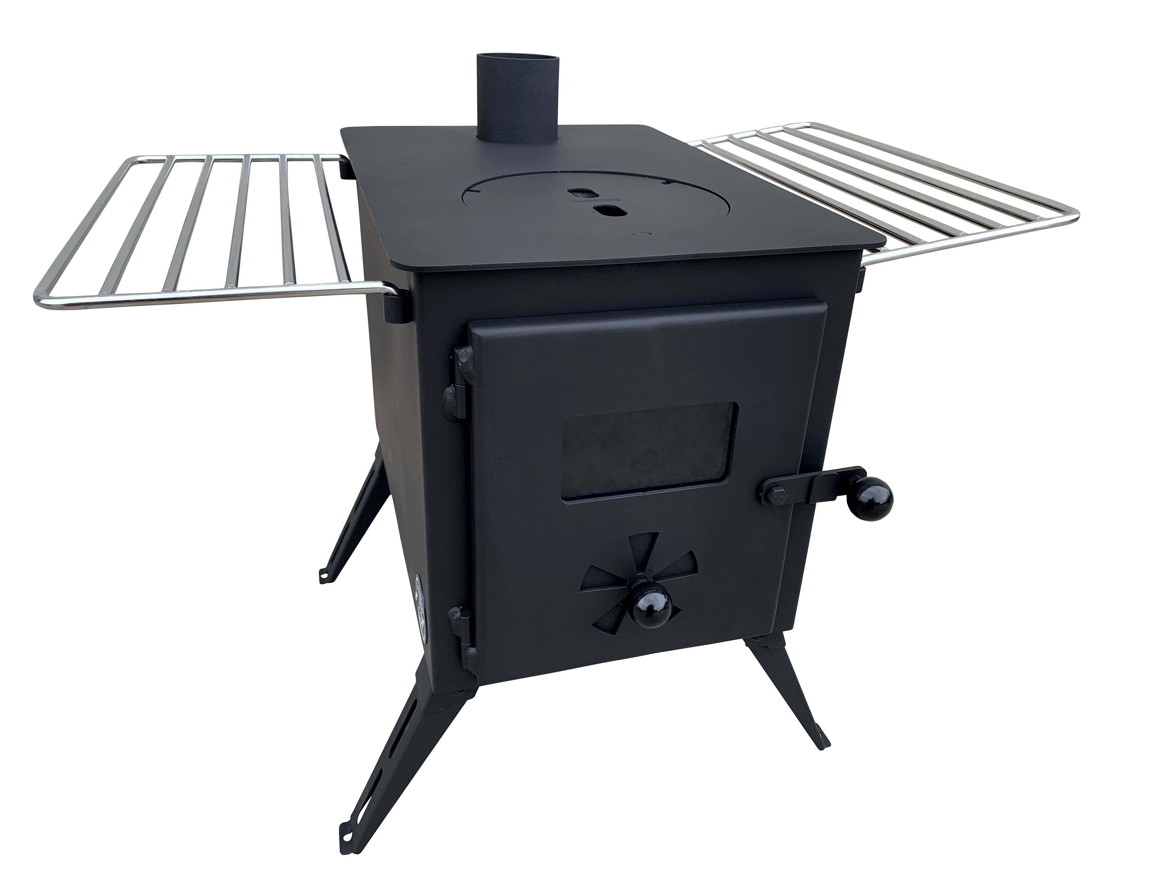 Outbacker® Firebox Portable Tent Stove & Complete 2.68m Flue Kit | 3.5