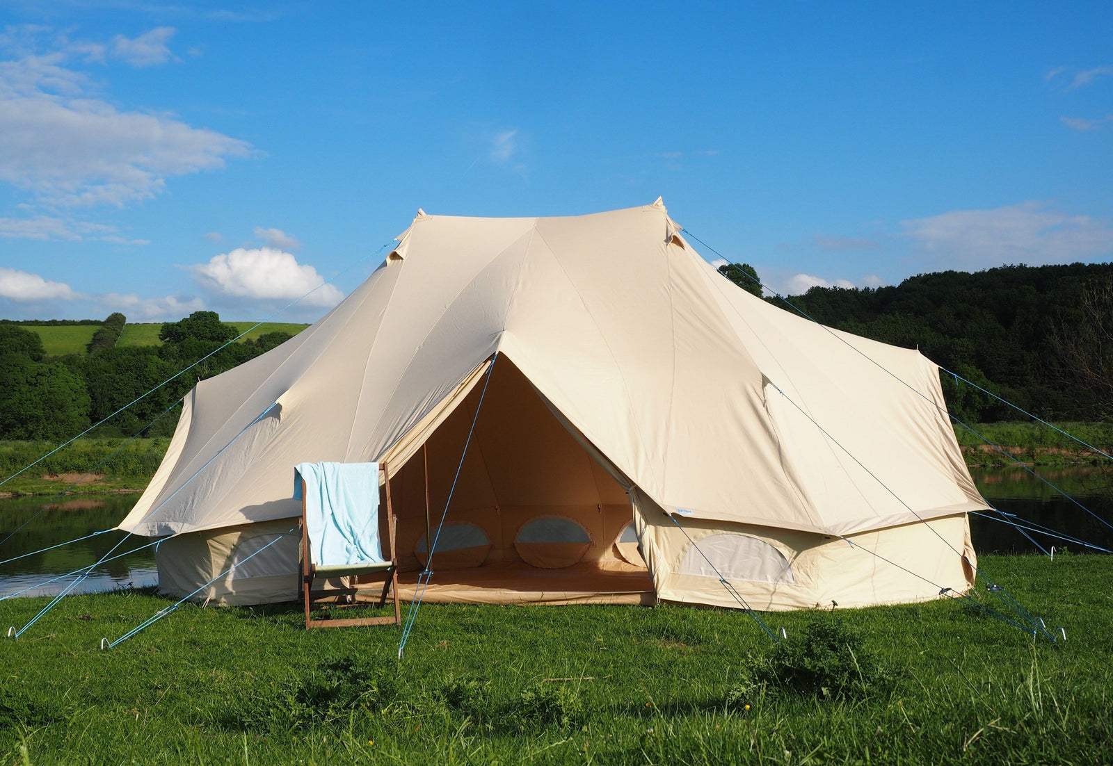 6m x 4m Emperor Tent 285gsm 100% Natural Canvas | StoveMate